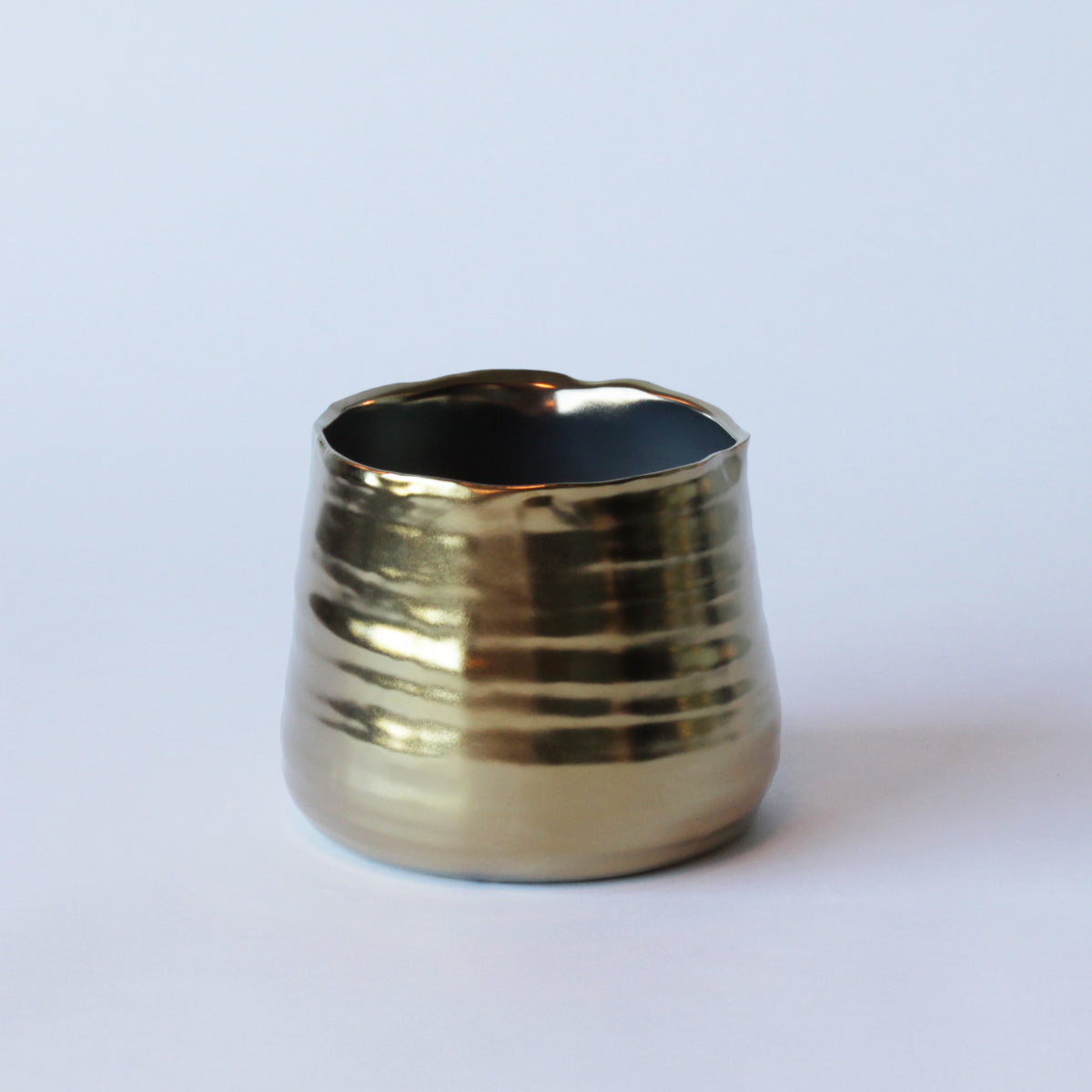 Decorative Planters: Large Gold Pots – Spruce Flowers and Events